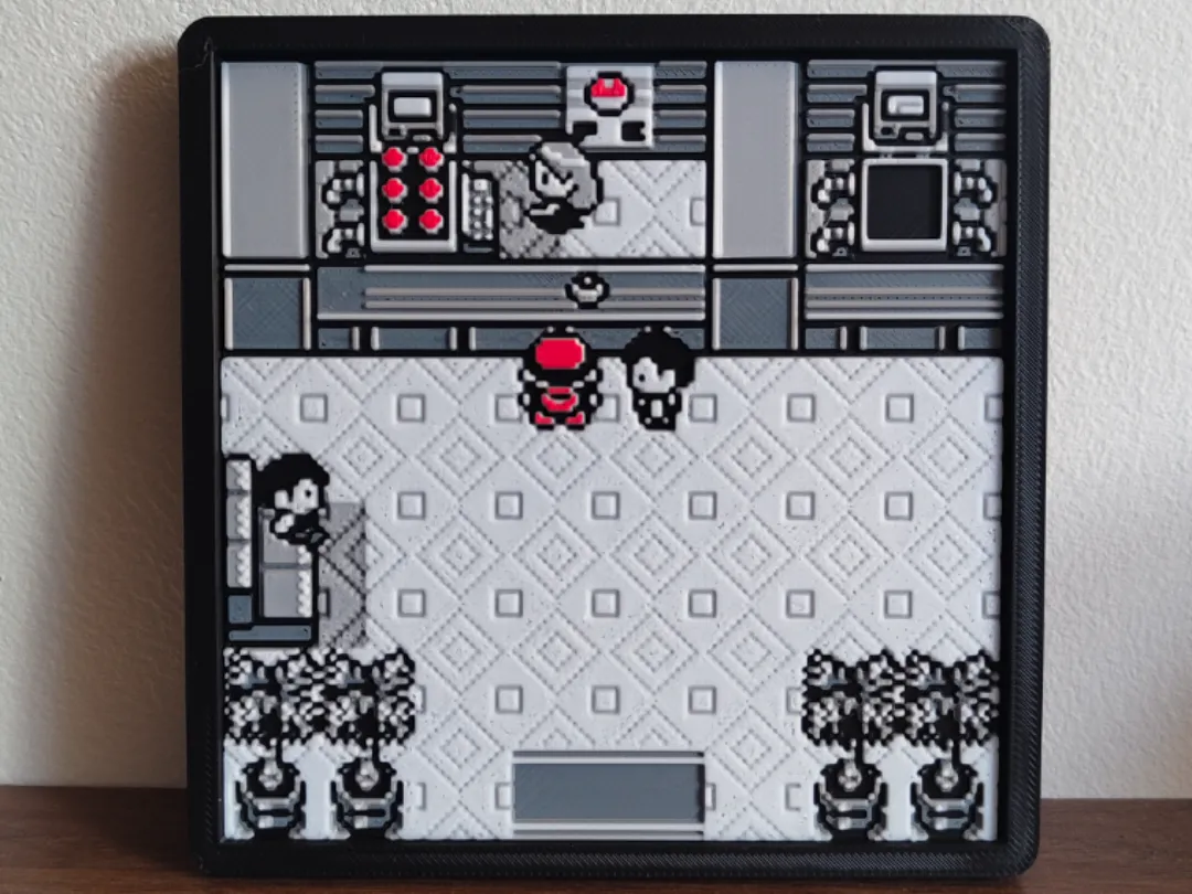 Pokémon Red & Blue - Pokemon center - Free 3D Print Model - MakerWorld
