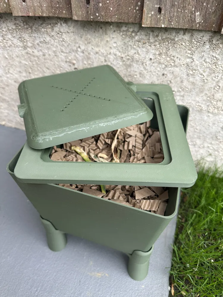 Composting Worm Bin/Tower -Modular and Expandable by col MakerWorld ...