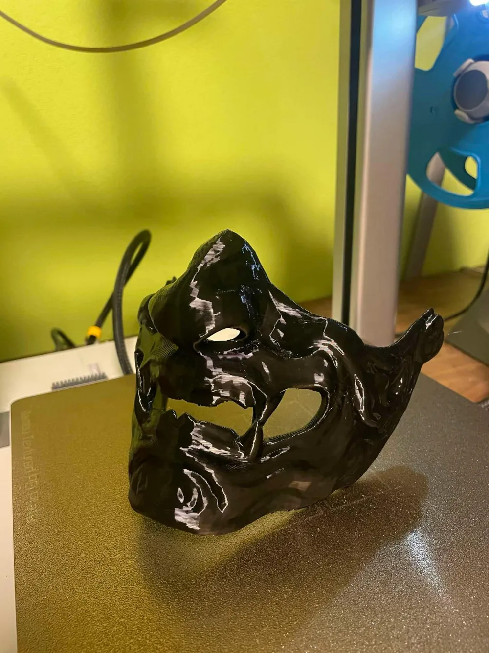 Hannya Oni Half Mask by 3D labs MakerWorld: Download Free 3D Models