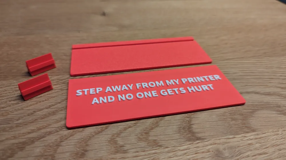 STEP AWAY FROM MY PRINTER by Benjamin Kott - MakerWorld