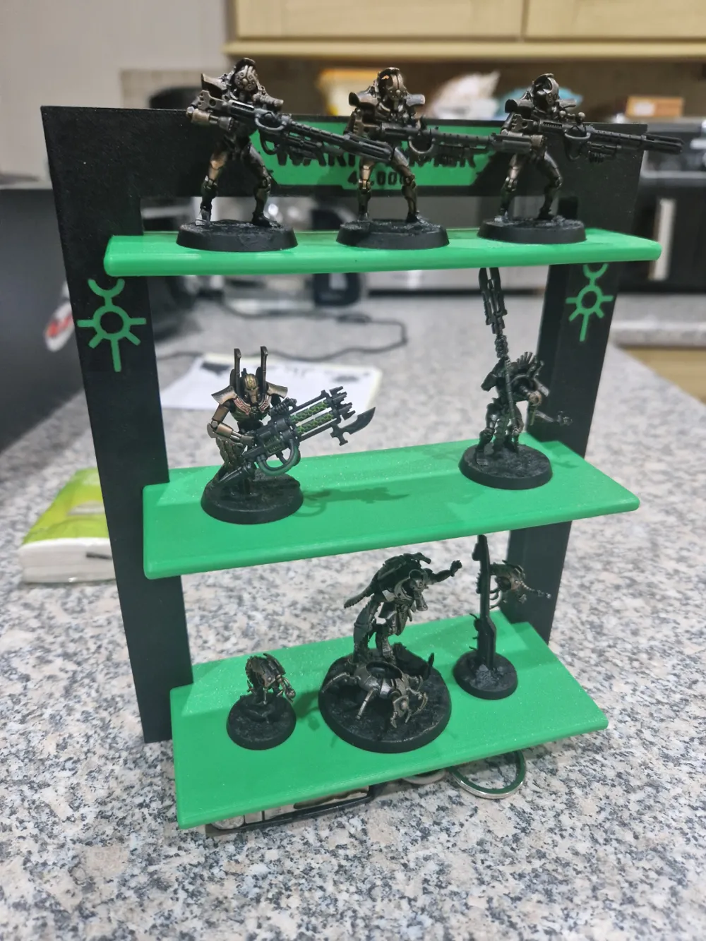 necron display shelf warhammer with magnets by MagicalMan - MakerWorld