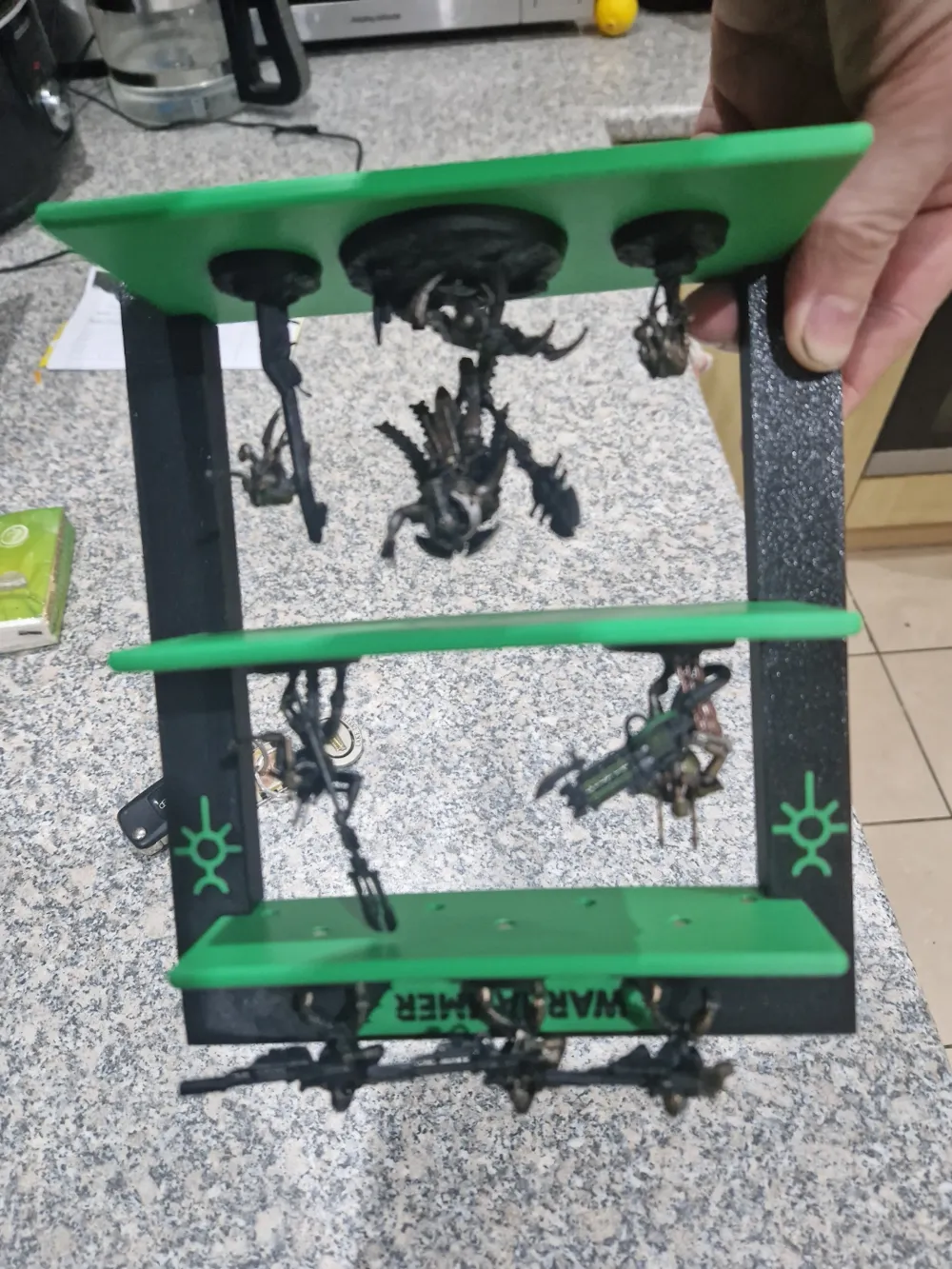necron display shelf warhammer with magnets by MagicalMan - MakerWorld