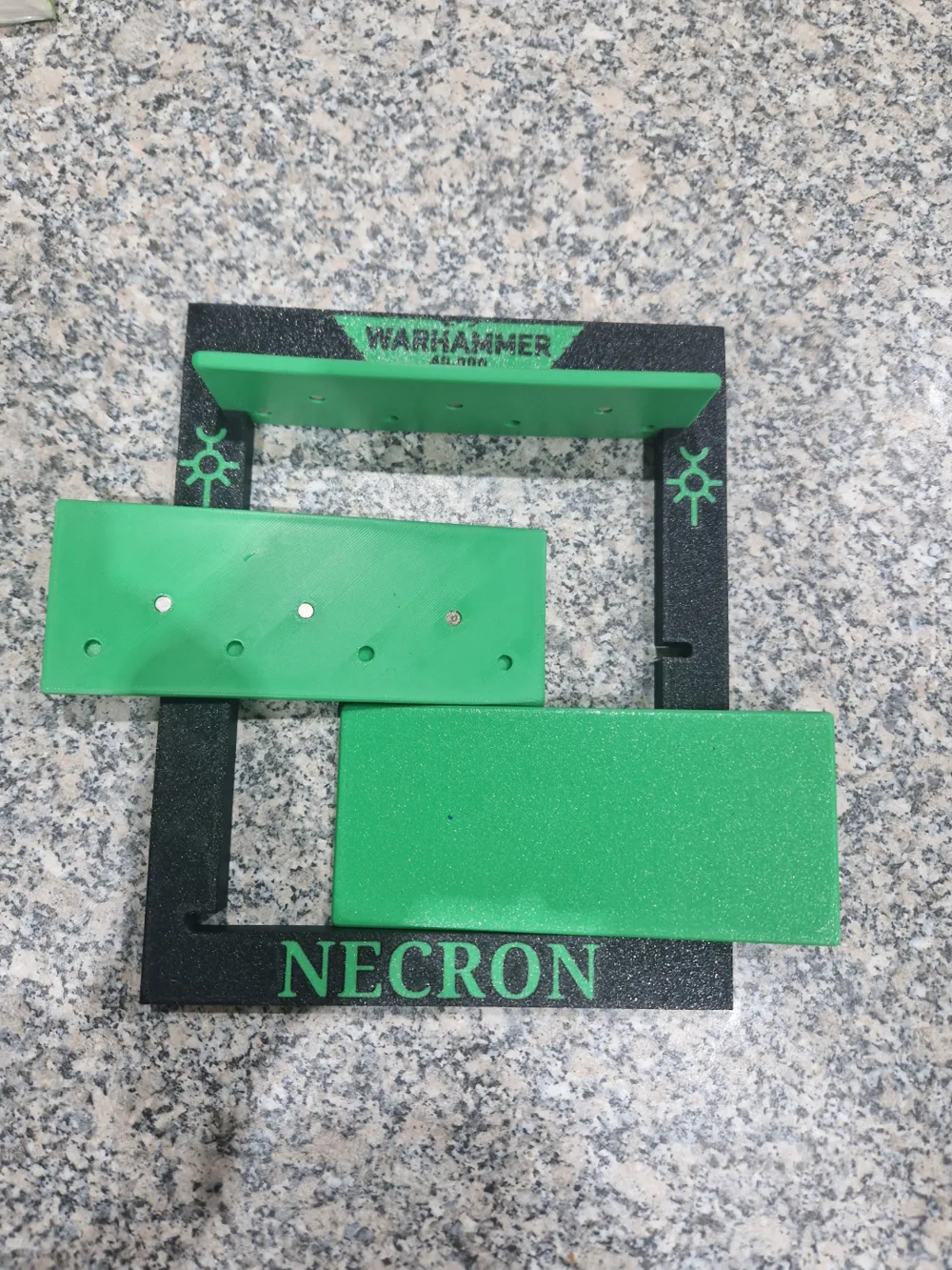 necron display shelf warhammer with magnets by MagicalMan - MakerWorld