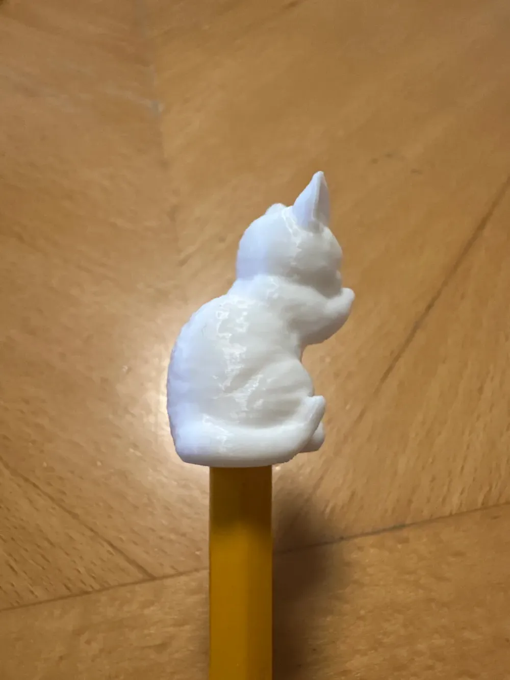 Pencil Topper Cute Cat by Talvor - MakerWorld