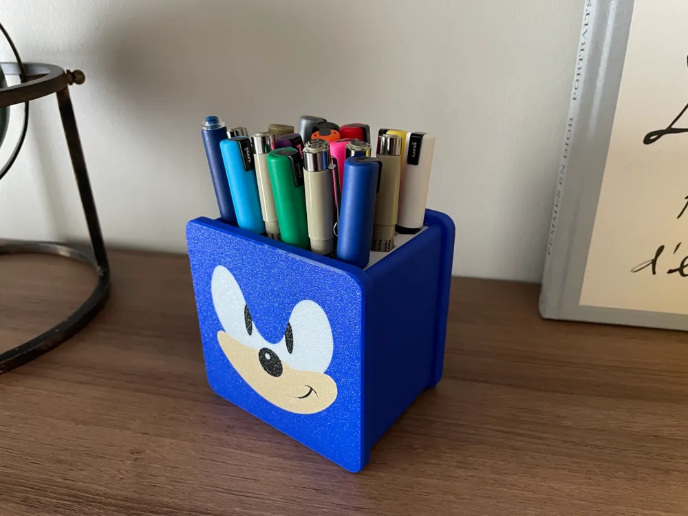 Pen Holder - Sonic the Hedgehog by Alta3DpStudio MakerWorld: Download ...
