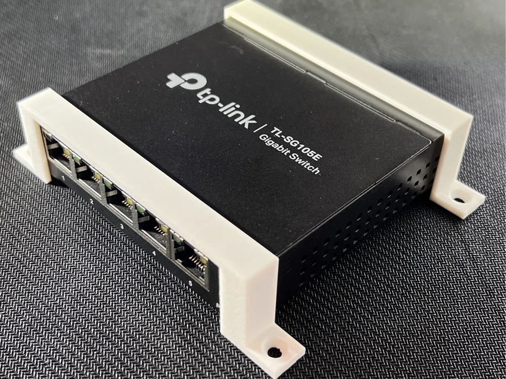 TpLink Ethernet Switch (Mount) by Ordanicu Industries MakerWorld: Download Free 3D Models