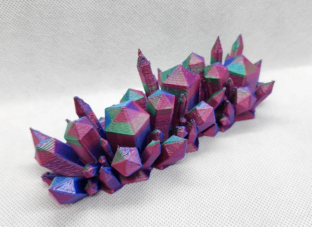 Crystal Wall ⧋ No Supports Remixed by TripleGWorkshop - MakerWorld