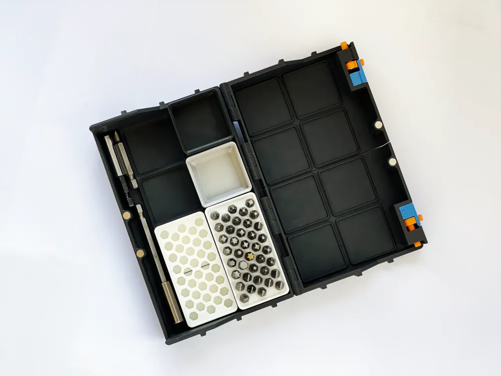 Gridfinity stackable case - magnetic lock by FlorinV - MakerWorld