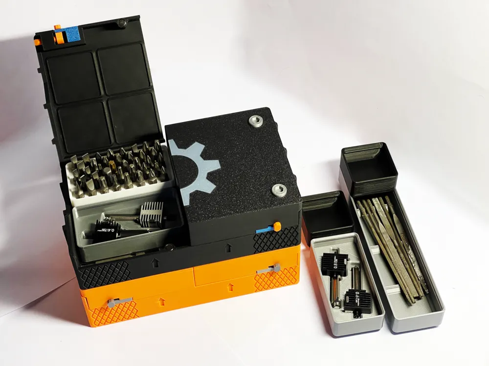 Gridfinity stackable case - magnetic lock by FlorinV MakerWorld ...