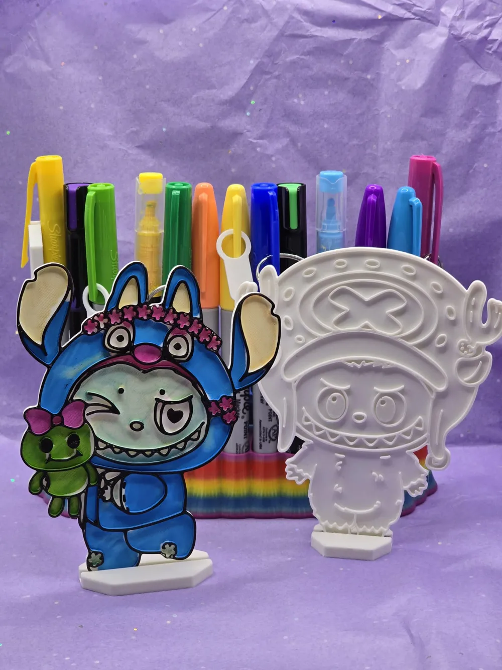 Labuba La Bu Bu Boo Stitch One Piece DIY Coloring - Free 3D Print Model ...