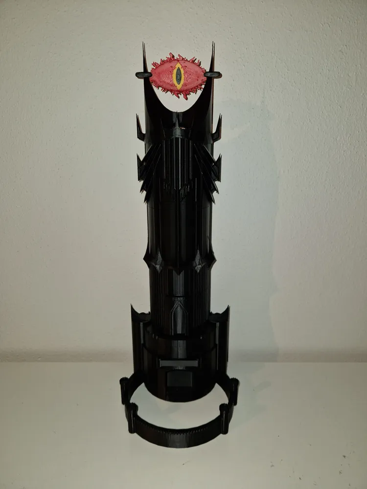 Barad-dûr Dice Tower incl. Sauron's Eye - Free 3D Print Model - MakerWorld