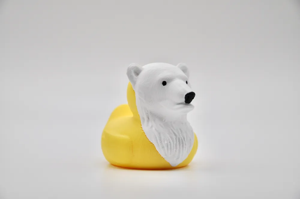 Polar Bear Duck by M2 Design - MakerWorld