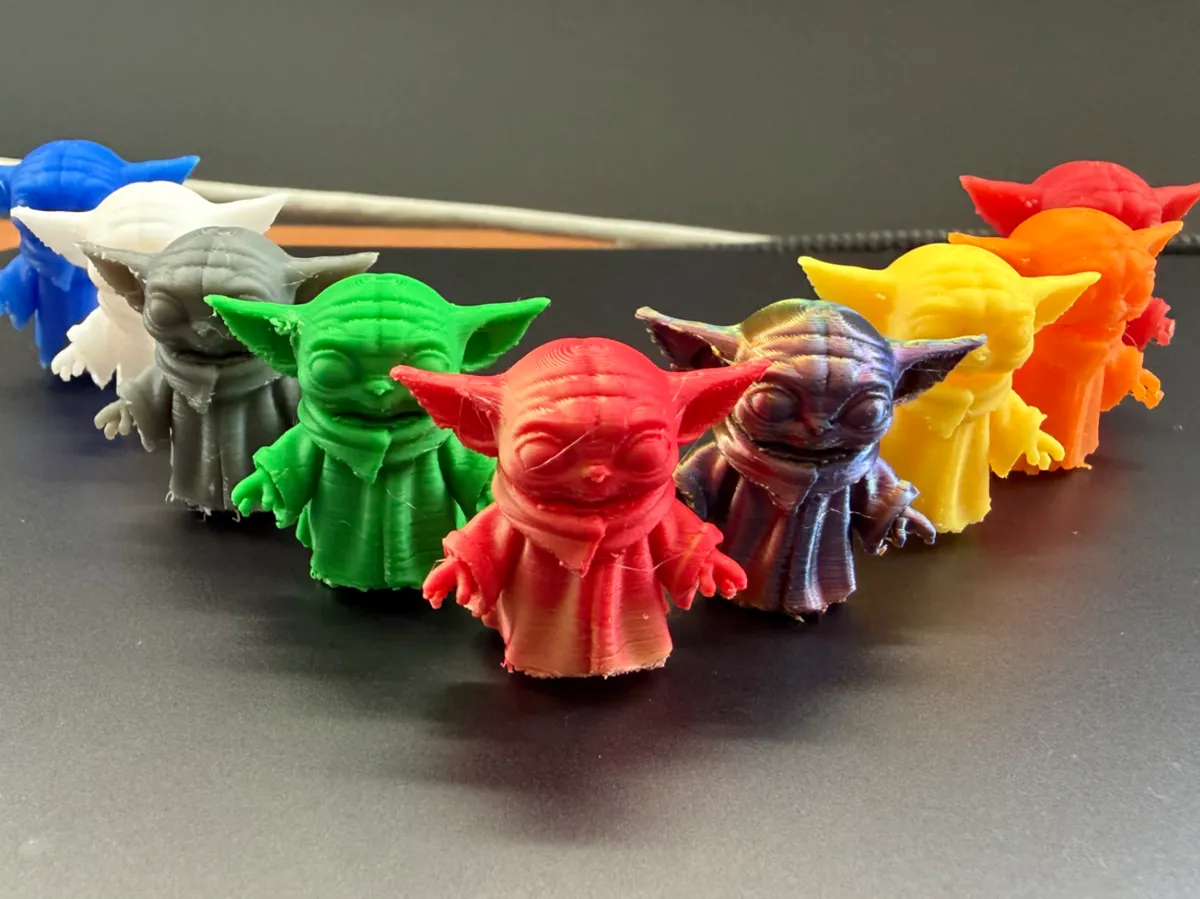 Grogu Keychain & Mini Figure - Star Wars Inspired - Free 3D Print Model ...