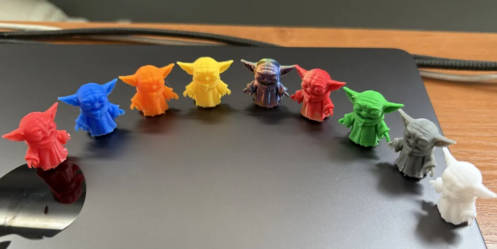 Grogu Keychain & Mini Figure - Star Wars Inspired - Free 3D Print Model ...