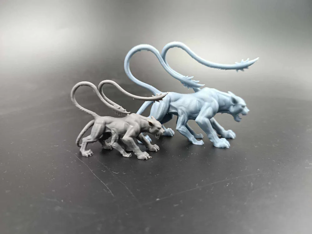 Miniature Wargaming - Displacer Beast - DnD -TTRPG by drakeforge3d ...