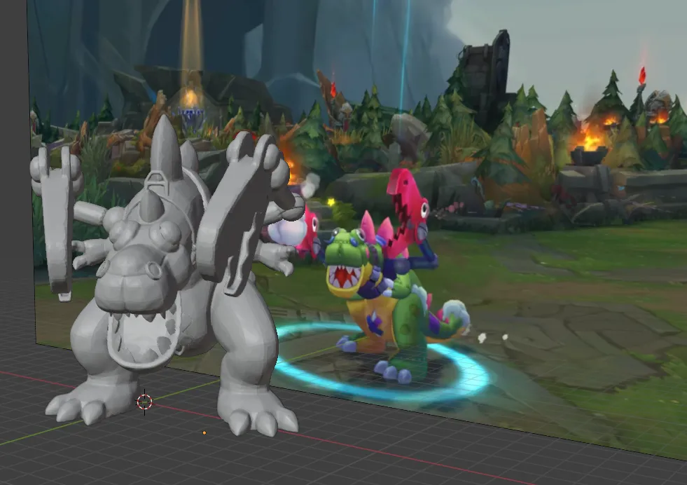 League of Legends，Cho'Gath，toys，lol by Blue white - MakerWorld