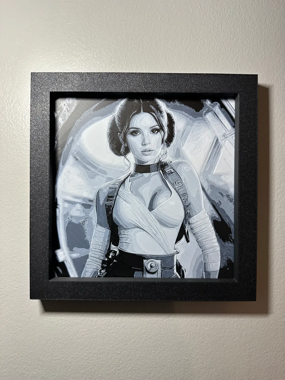 Leia 3-Color Hueforge by Hey Ben - MakerWorld