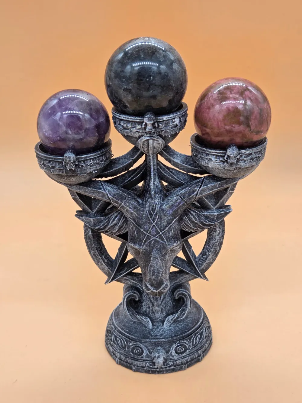 Mystic Goat Candle & Crystal Holder by Christian MakerWorld: Download ...