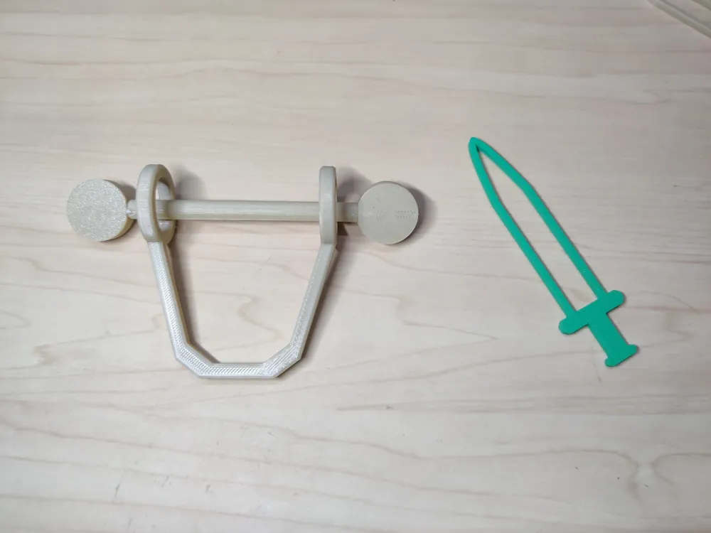 IQ Test Puzzle Take Out Sword - Free 3D Print Model - MakerWorld