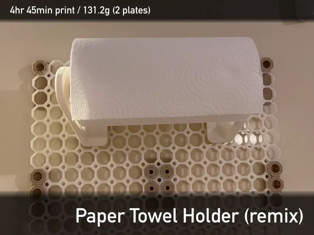 Paper Towel Holder - Multiboard Remixed by Clownskull - MakerWorld