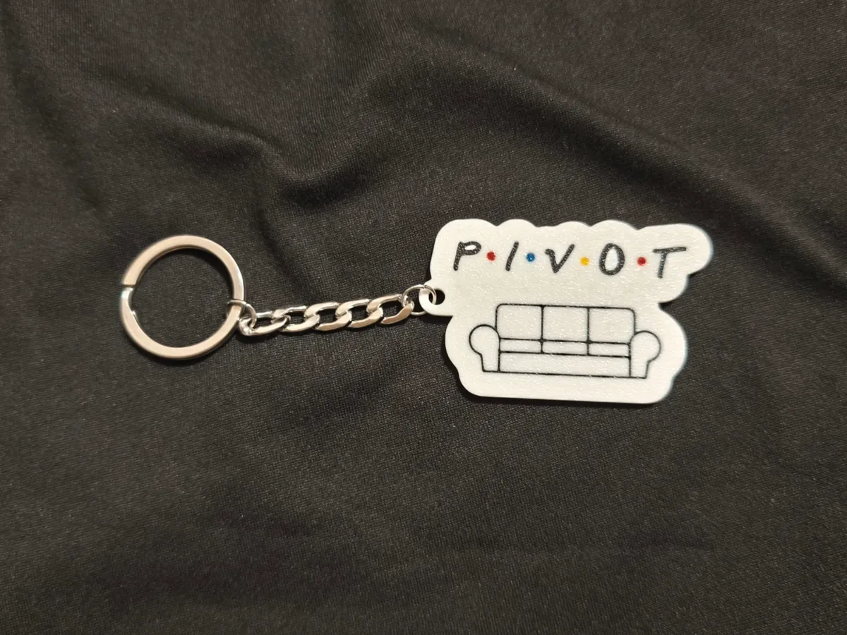 Keychain - Pivot! by geekcraftsbyls MakerWorld: Download Free 3D Models