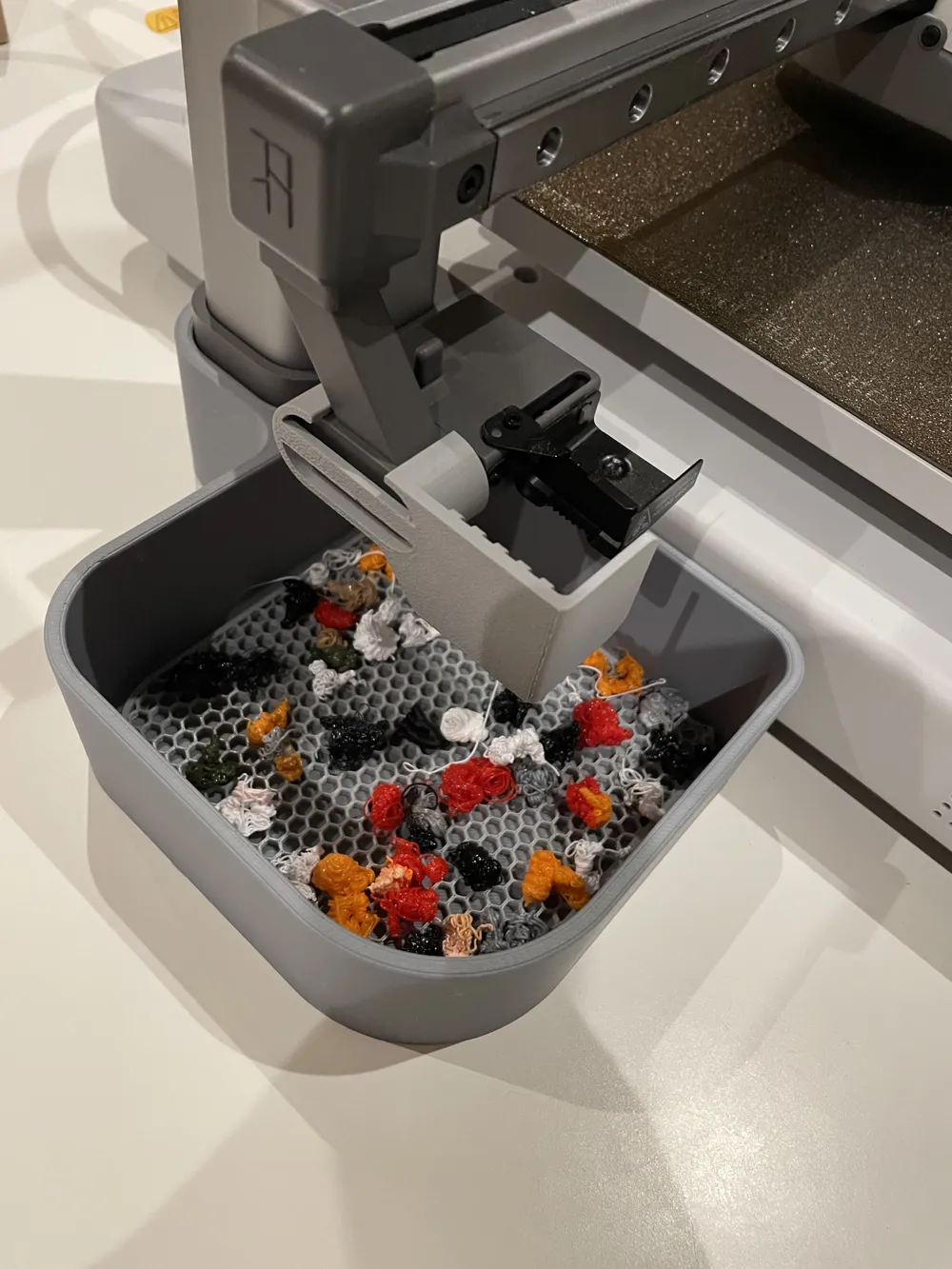 Compact A1 poop chute basket with deflector - Free 3D Print Model ...