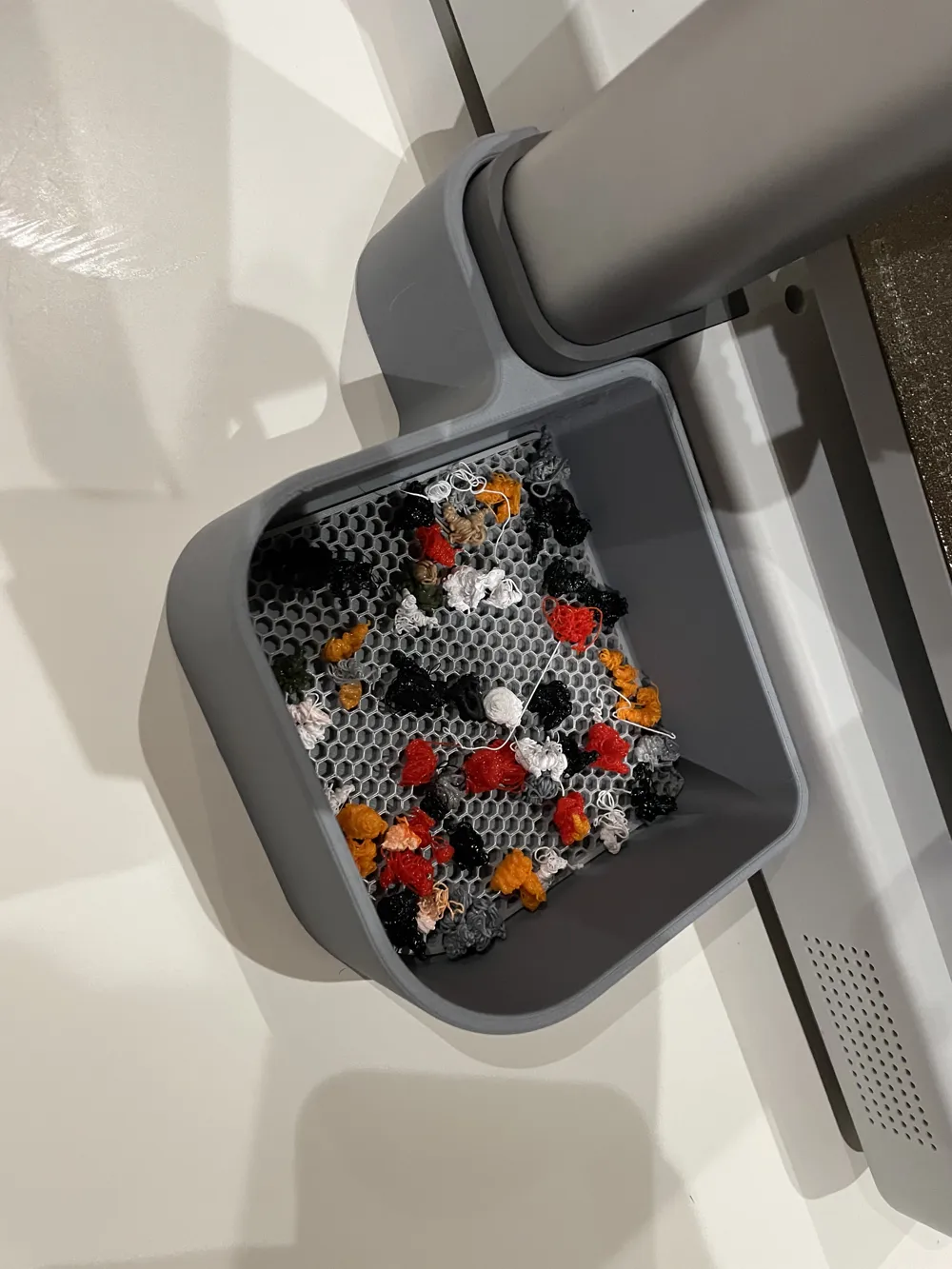 Compact A1 poop chute basket with deflector - Free 3D Print Model ...