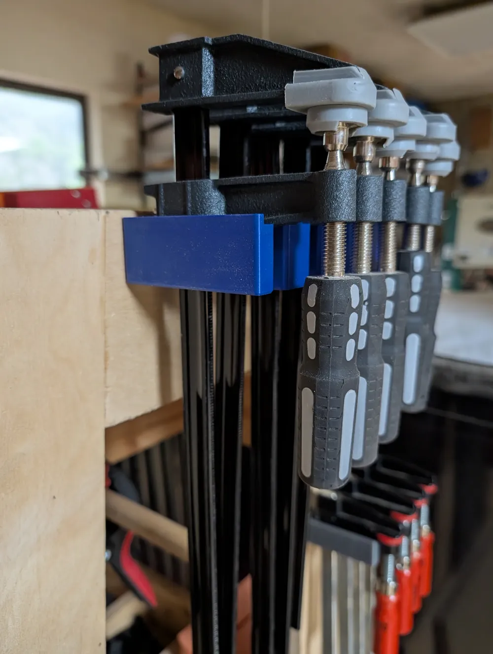 Clamp Rack for Harbor Freight Pittsburgh Bar Clamp - Free 3D Print ...