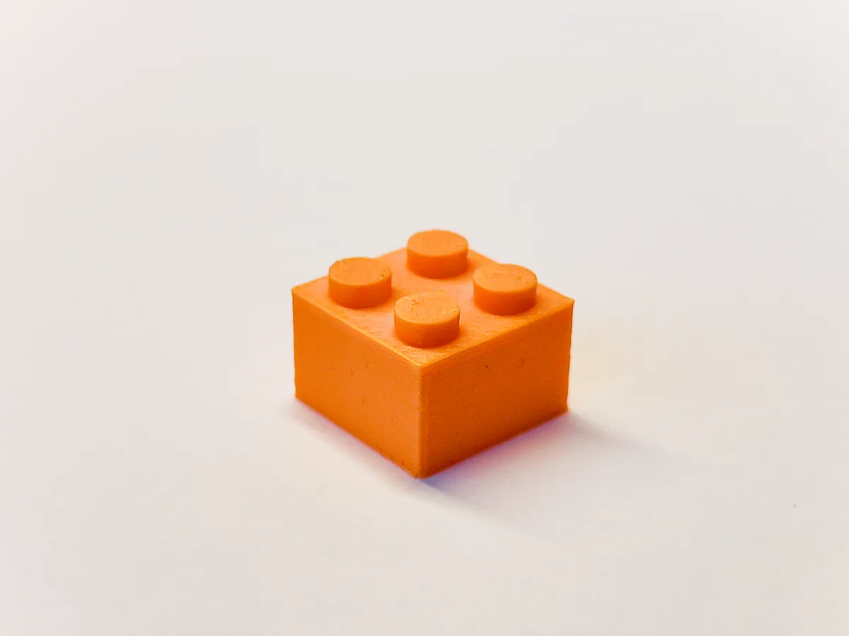 Precision-engineered 2x2 Legos-compatible Brick - Free 3D Print Model ...