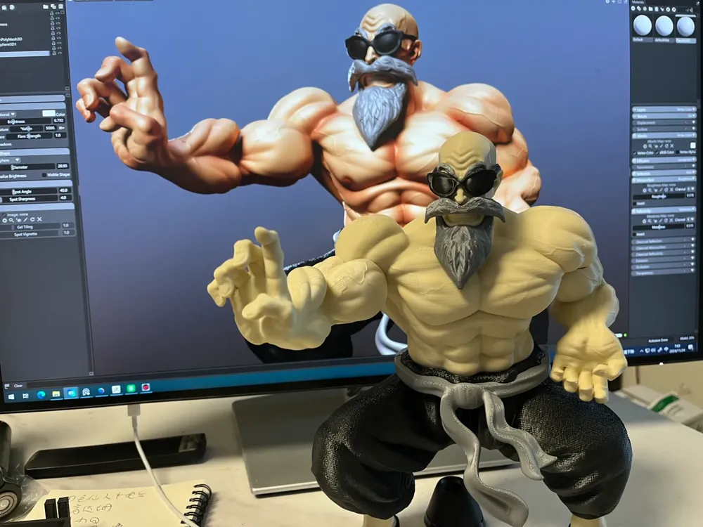 Dragon Ball's Fire Mountain Master Roshi by 超赛痞子汪 MakerWorld: Download ...