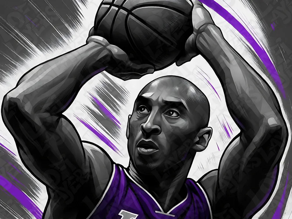 Kobe Bryant Hueforge by LoFi Layers MakerWorld: Download Free 3D Models