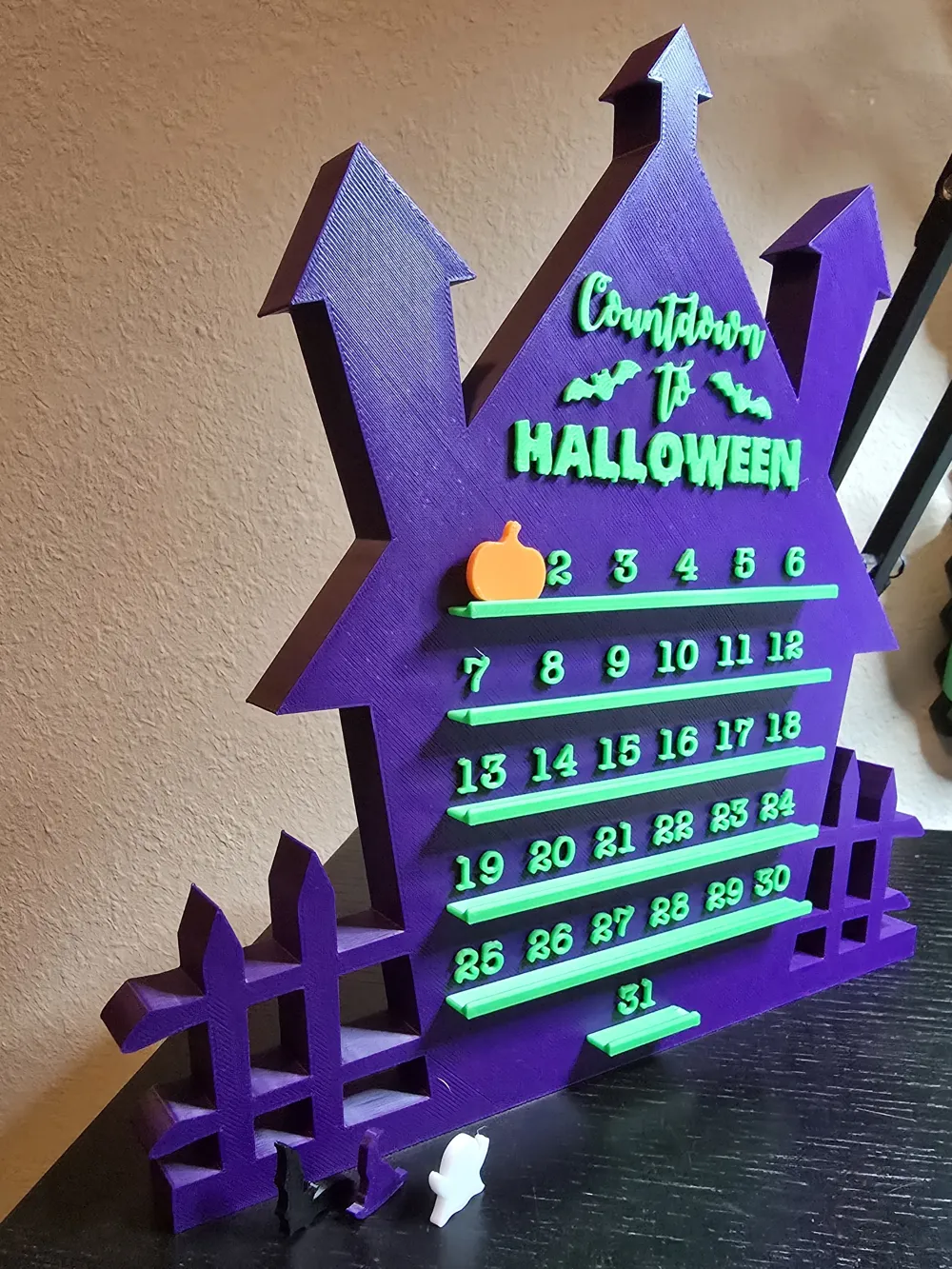 Halloween Countdown Board by Aprilk6366 MakerWorld: Download Free 3D Models