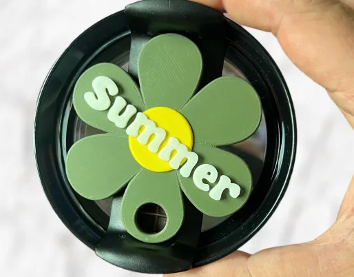 Stanley Tumbler 30oz and 40z Flower Topper by kurt_rath - MakerWorld