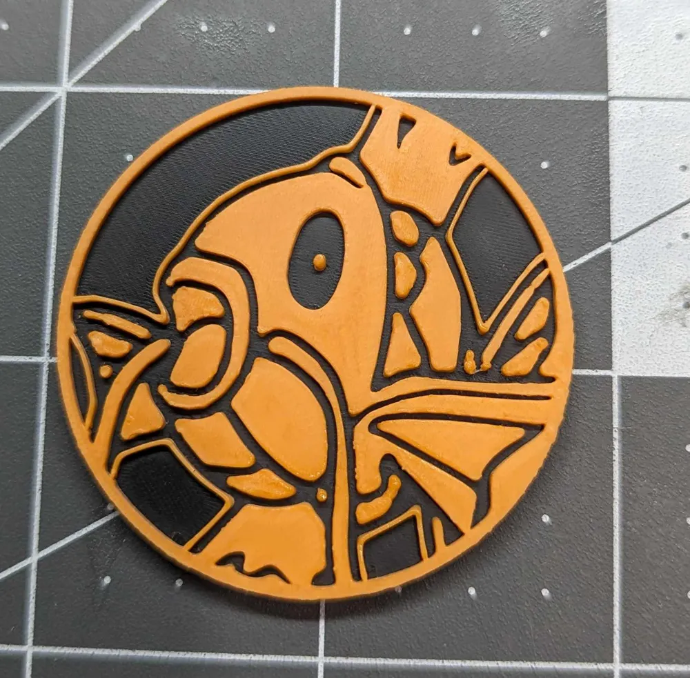 Magikarp Pokemon Coin (Version 2.0) by joeythatoneguy - MakerWorld