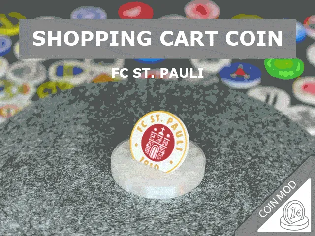 Shopping Cart Coin – FC St. Pauli - Free 3D Print Model - MakerWorld