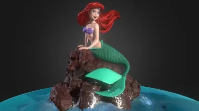 Ariel Figure Rock - Free 3D Print Model - MakerWorld