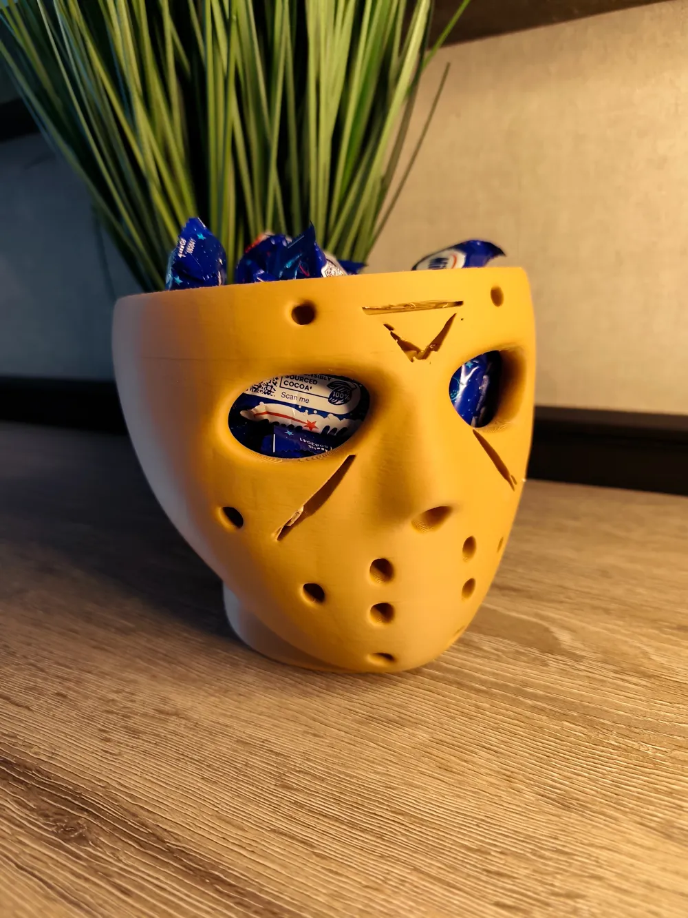 Jason Candy Bowl-Halloween Decoration-Wood Sculpt - Free 3D Print Model ...