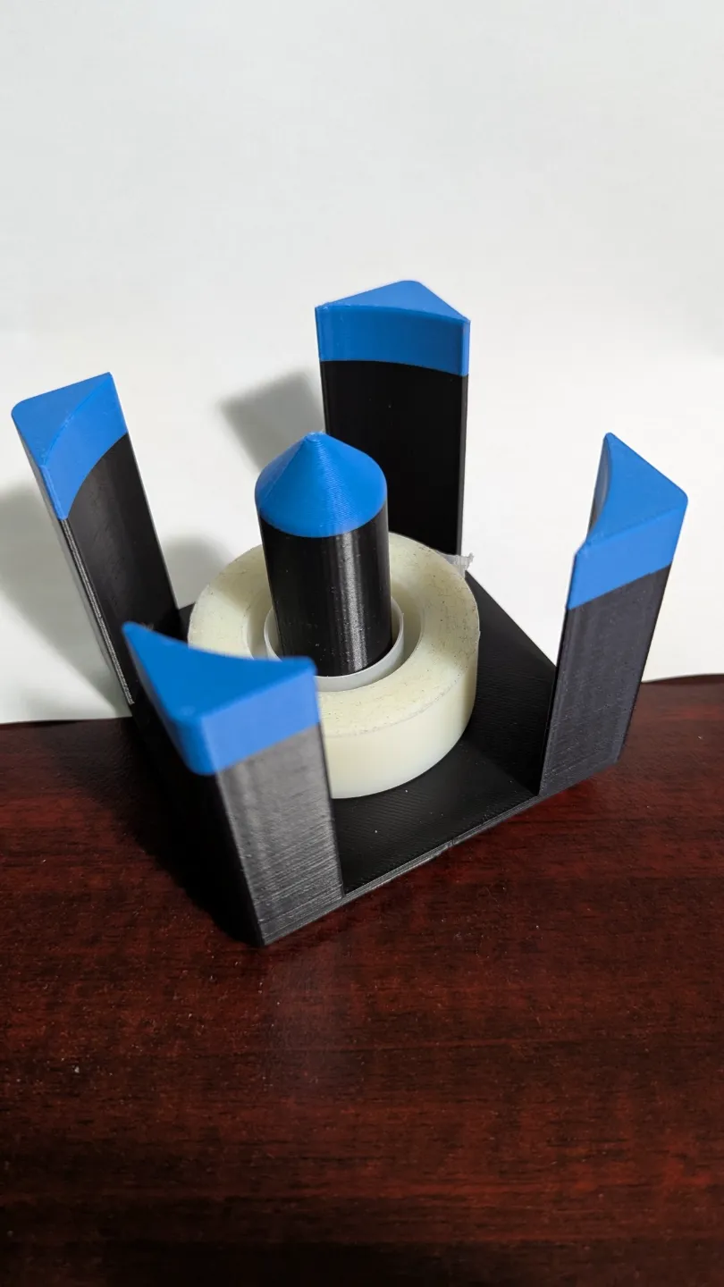 Gridfinity Tape Roll Holder by SirEgoleMakerWorld: Download Free 3D Models