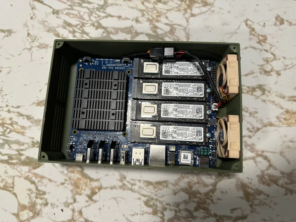 CM3588 NAS Case Remixed by DukeChocula - MakerWorld