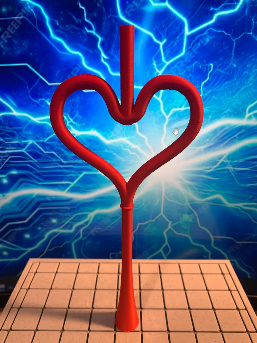 Heart Shaped Straw by Zzz3DSelkirk - MakerWorld