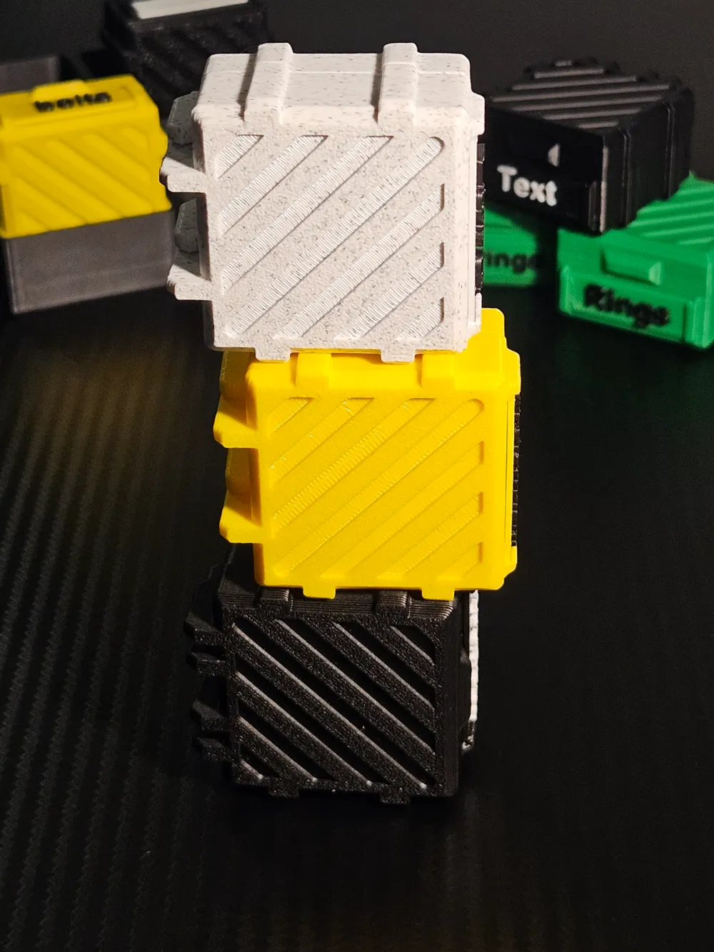 Stylish Small Parts Box with 3D printed labels by Vostok Labs ...