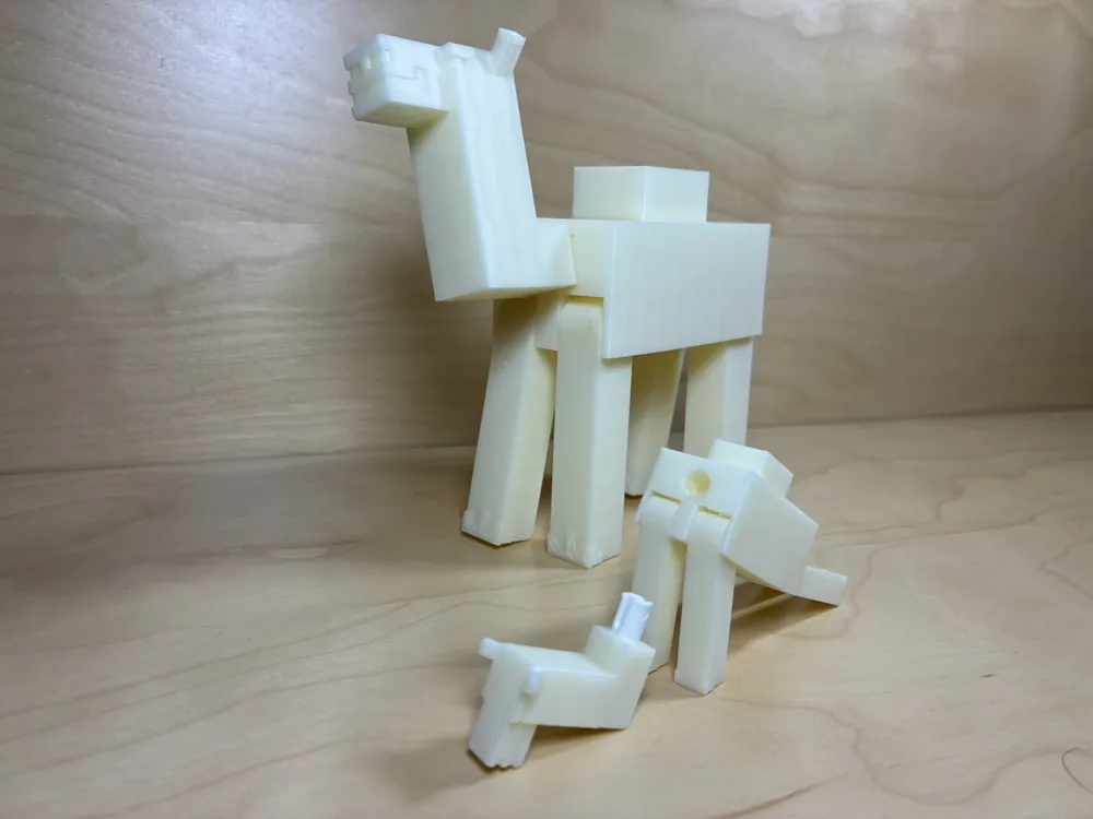 Minecraft Camel Articulated Print-In-Place by The Antagonist MakerWorld ...