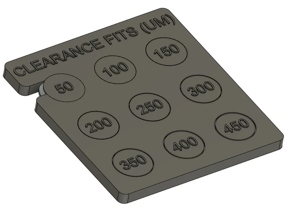 Clearance Fit Checker - Print in Place by qharalms - MakerWorld