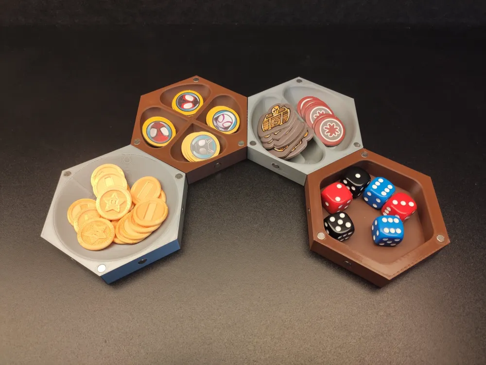 Token Magnetic Containers by Sevro MakerWorld: Download Free 3D Models