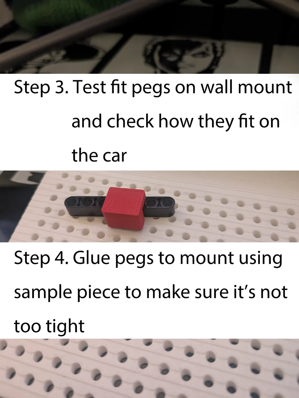 LEGOs Technic Wall Mount by user_2632064553 MakerWorld: Download Free ...