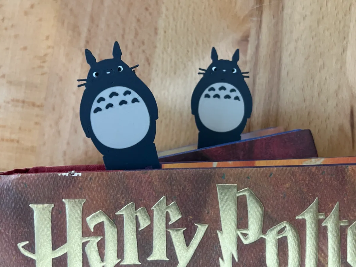 My Neighbor Totoro Anime Bookmark Cute Fantasy Cat - Free 3D Print ...
