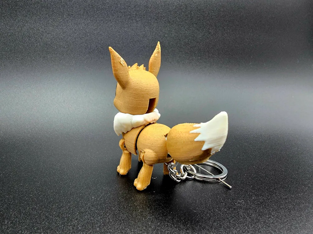 Pocket Pets - Flexi Eevee - PokePet - Free 3D Print Model - MakerWorld