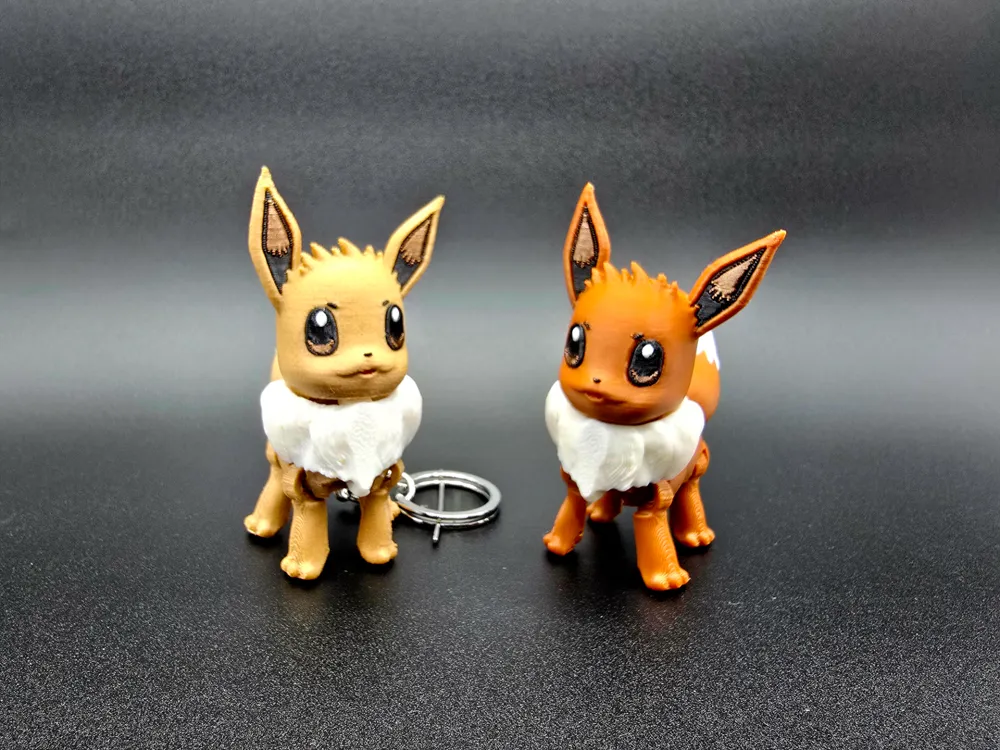 Pocket Pets - Flexi Eevee - PokePet - Free 3D Print Model - MakerWorld