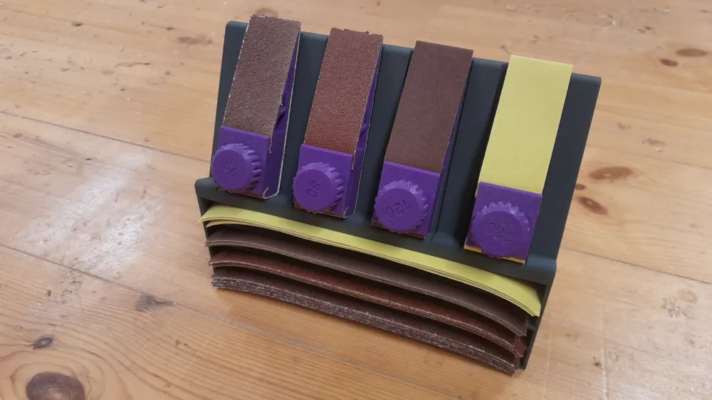 Detail Sanding Block Tool Set With Storage by RBrayWood - MakerWorld