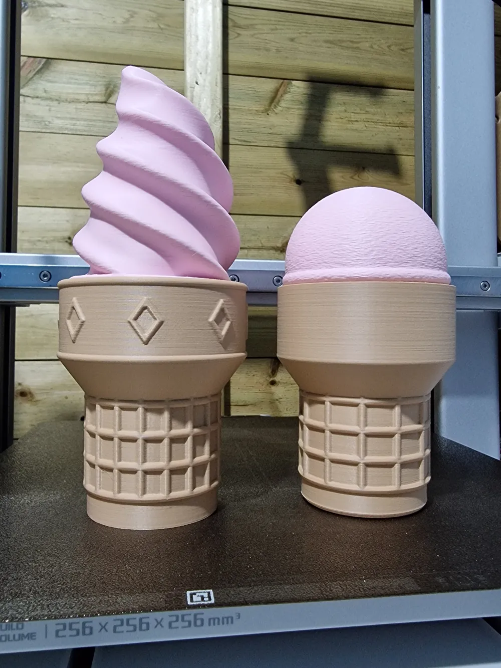 Swirly Ice Cream Cone Container - Free 3D Print Model - MakerWorld